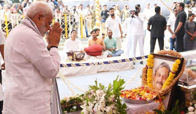 સ્વ. મનોહર પર્રિકર પંચમહાભૂતમાં વિલીન - CIA Live